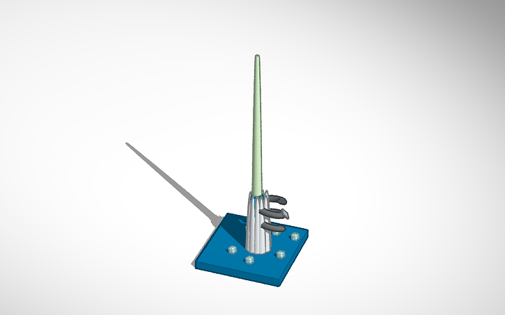 3D design cyber crystals - Tinkercad