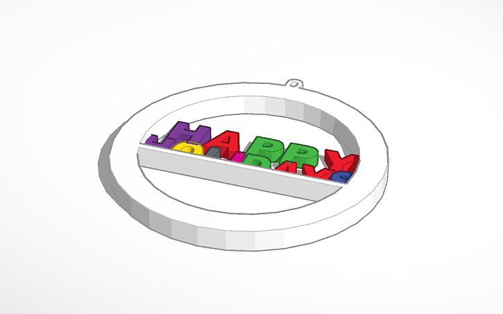 3D design Ornament example | Tinkercad