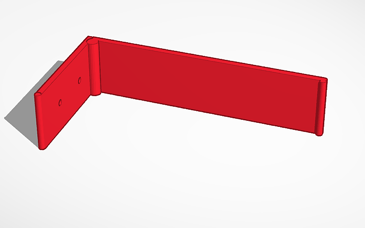 3D design closet clothes guide - Tinkercad