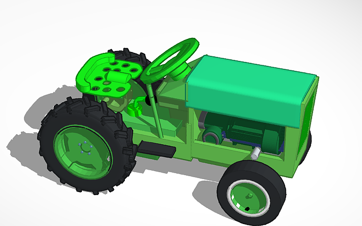 3d Design Joke Going Green Cub Cadet Tinkercad