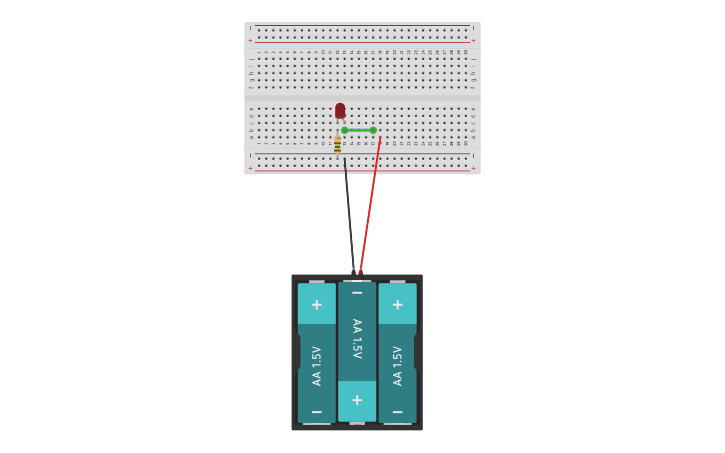 Circuit Design Un Led Un Pulsador Tinkercad