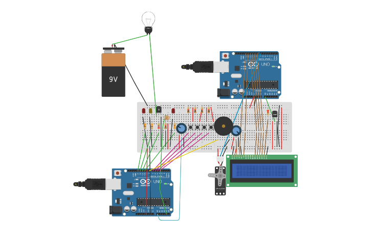 Circuit design Copy of projet 1 | Tinkercad