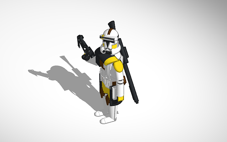 3D design Clone Commander Bly (CC-5052) - Tinkercad