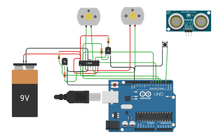 Circuit design TP2-1 | Tinkercad