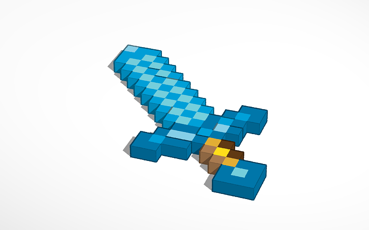 3D design Diamond sword | Tinkercad