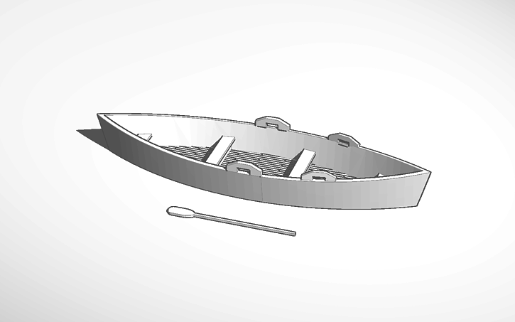 3D design Boat - Tinkercad