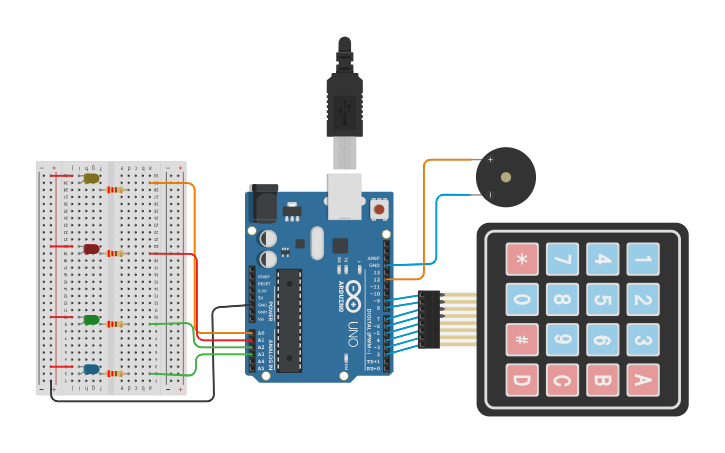Circuit Design Memory Game Tinkercad