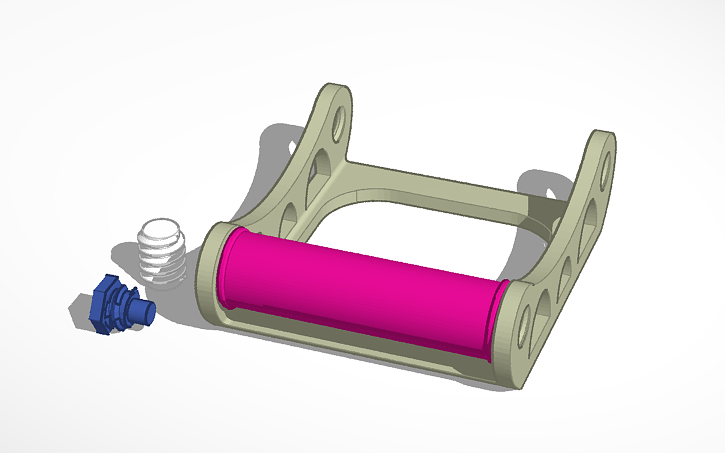 3D design Univ_Spool Base - Tinkercad