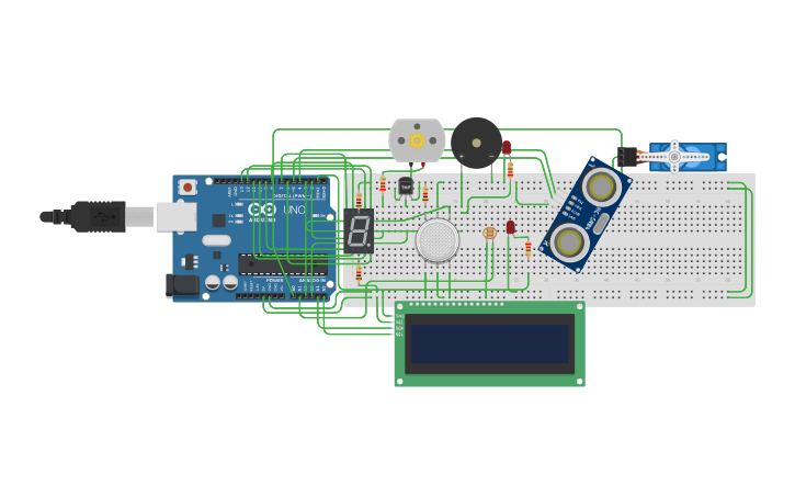 Circuit design Smart Home (503) - Tinkercad