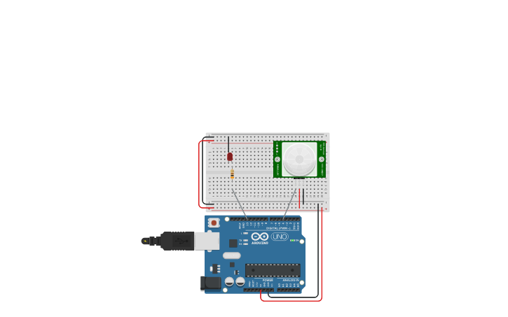 Circuit Design Pir Motion Sensor Tinkercad