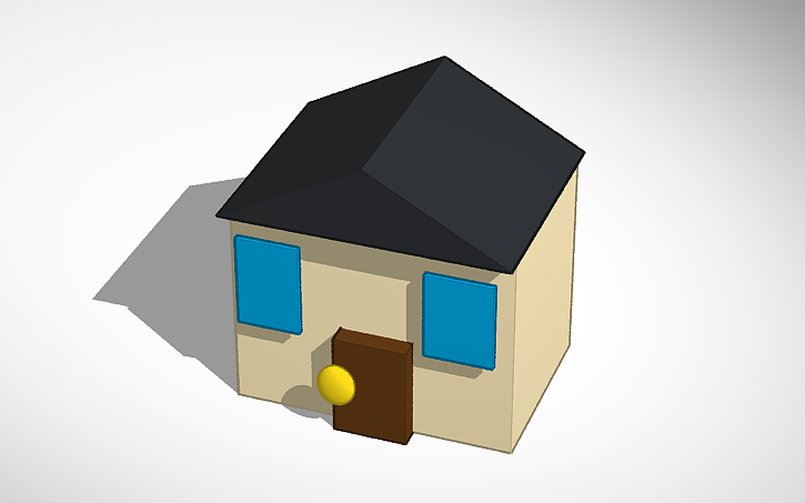 3D design cool house :) | Tinkercad