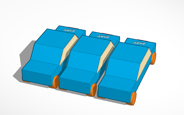 3D design Car Model - Tinkercad