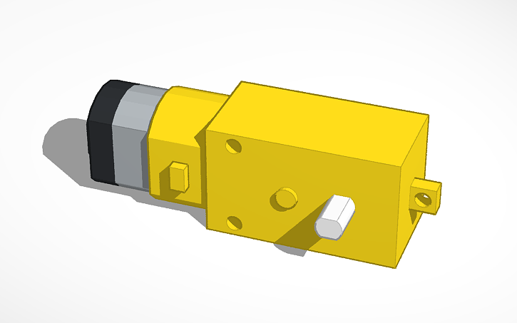 3D design Hobby Gearmotor (Small - 6v) - Tinkercad