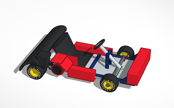 3D design Go Kart - Tinkercad
