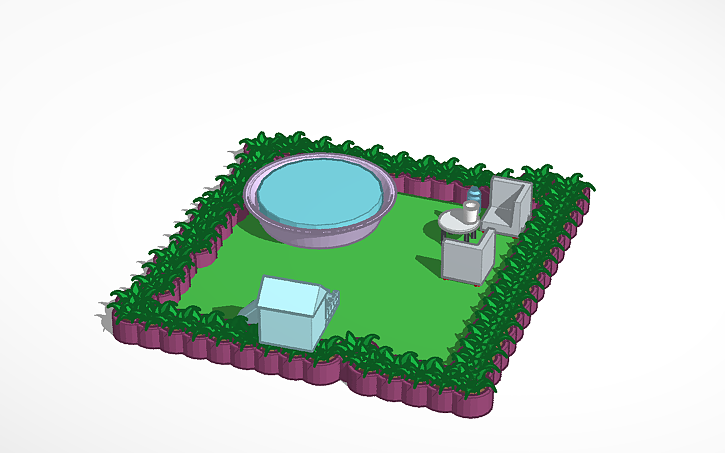 3D design PAtio - Tinkercad