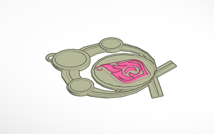 3D design inazuma pyro vision/genshin impact | Tinkercad