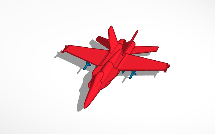 3D design Fighter Jet | Tinkercad