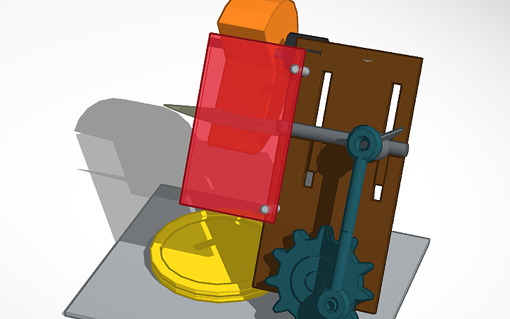 3D design Création Hub - Raclette Automatique - Tinkercad