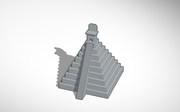 3D design Tikal - Tinkercad
