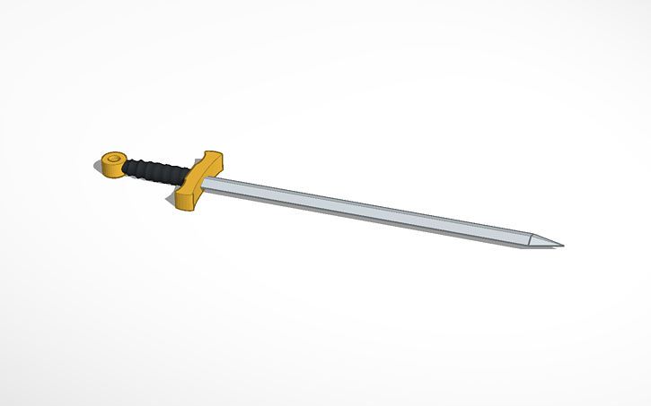 3D design sword | Tinkercad