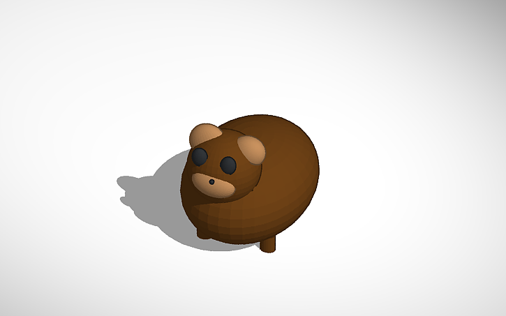3D design Freddy fat bear | Tinkercad