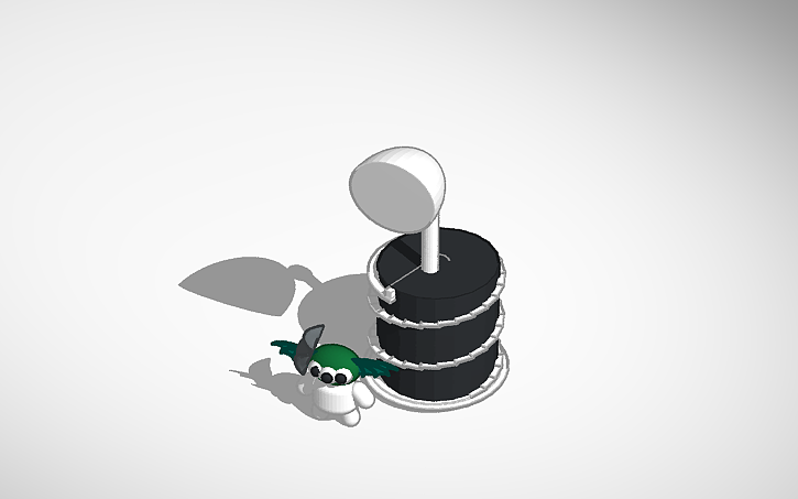 3D design Mighty Migelo - Tinkercad