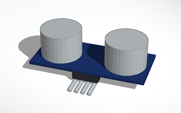 3D design Ultrasonidos SumoBOT | Tinkercad