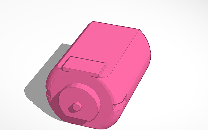 3D design DC Motor - Tinkercad