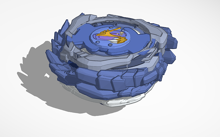 3D design Aether Apollo (Beyblade Burst PF) - Tinkercad