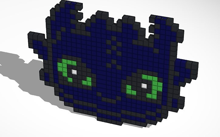 3D design Toothless | Tinkercad