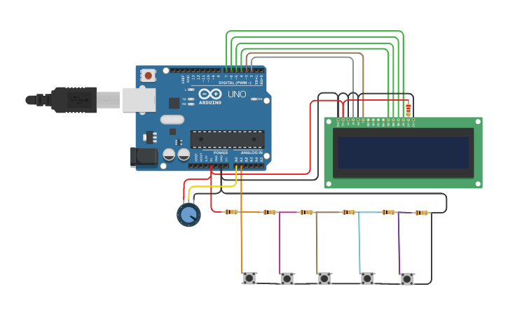 Circuit design ENIAC | Tinkercad