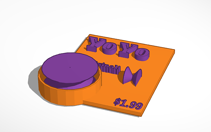 3D design Toy YoYo | Tinkercad