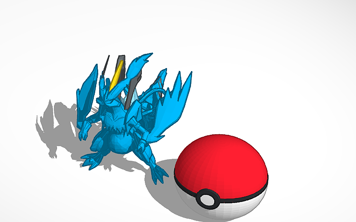 3D design ultimate dragon Pokémon. rezarnkx - Tinkercad