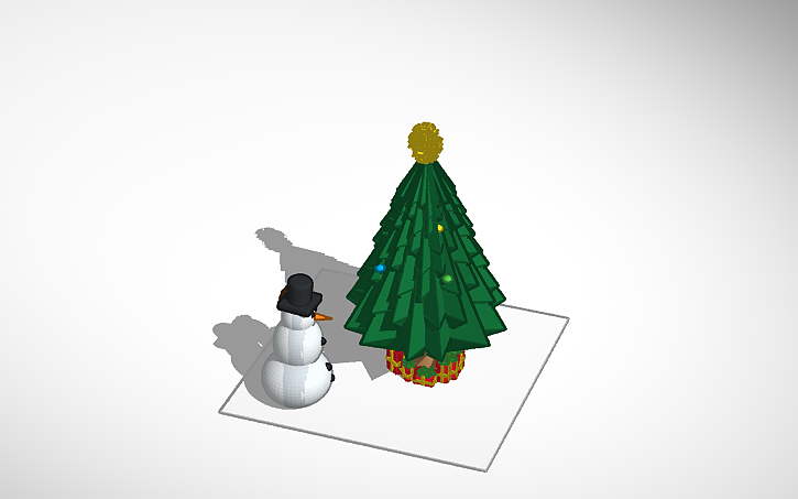 3D design Merry Christmas! - Tinkercad