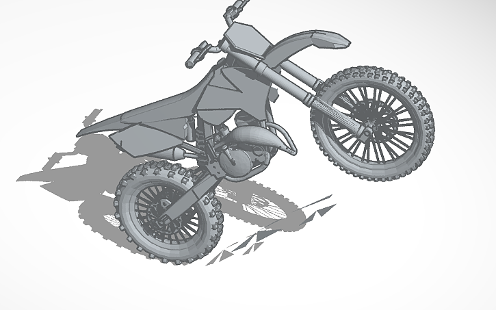 3D design KTM 125 - Tinkercad