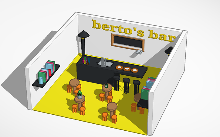 3D design Stanza bar bar - Tinkercad