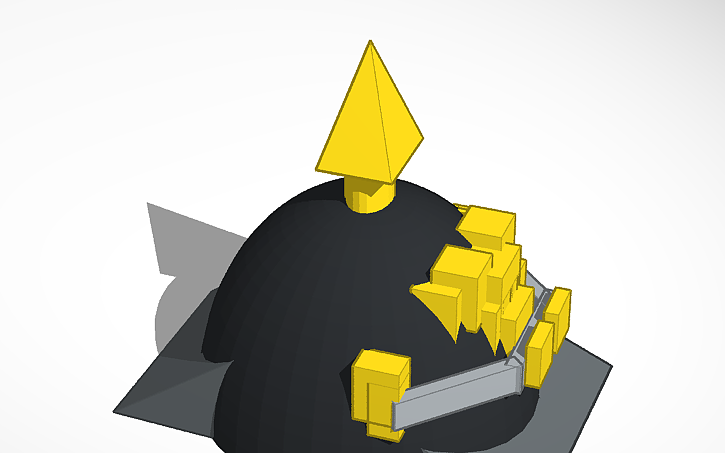 3D design WW1 German Helmet - Tinkercad