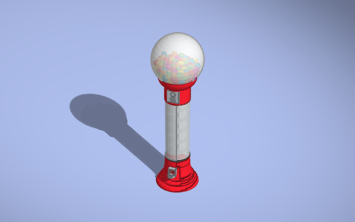 3d Design Gumball Machine Simlab Tinkercad