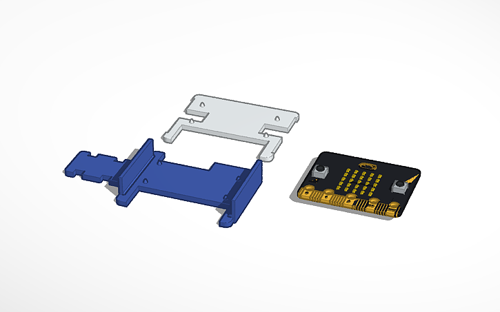 3D design Microbit holder to print | Tinkercad