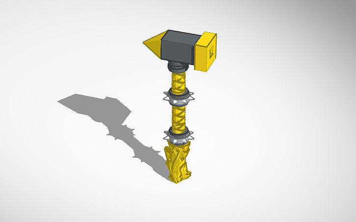 3D design Cole's Hammer (Ninjago) - Tinkercad