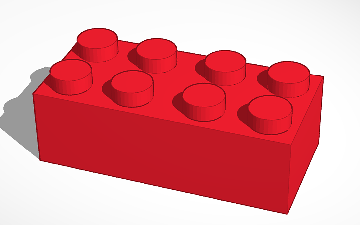 3D design Lego Block | Tinkercad