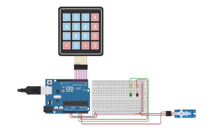 Circuit Design Copy Of Lcd Keypad Password Tinkercad