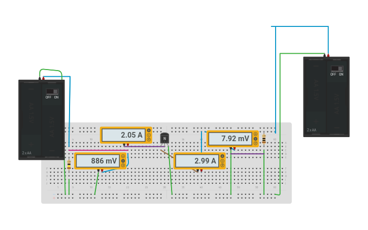 Circuit design Transistor circuit in CE mode | Tinkercad