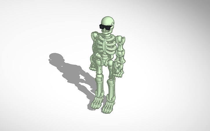3D design Cool Skeleton | Tinkercad