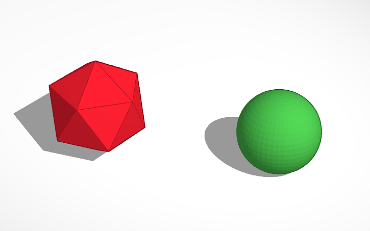 3D design Catapult projectile - Tinkercad