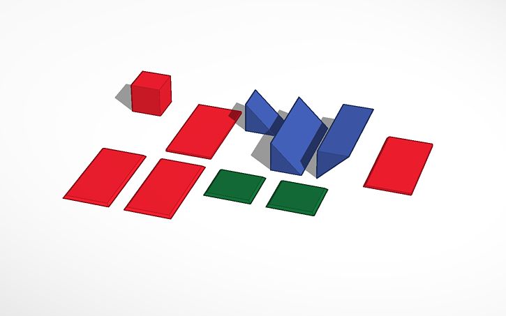 3D design Foldable Rectangular Prism - Components - Tinkercad