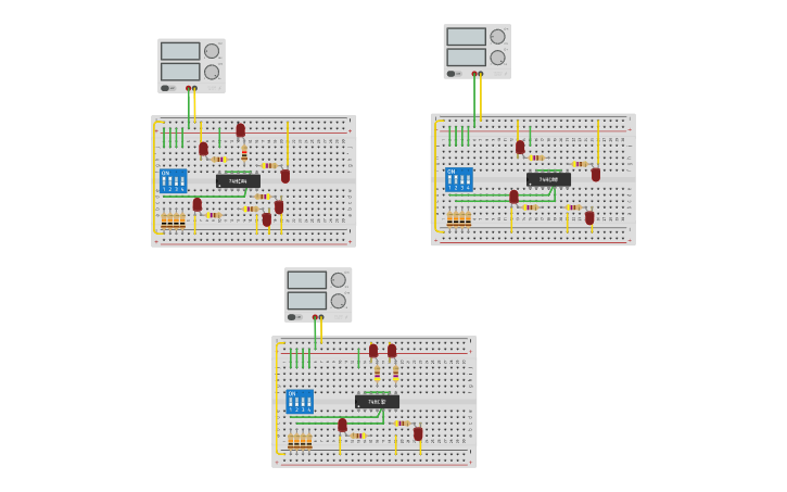 Circuit design circuitos 1 - Tinkercad