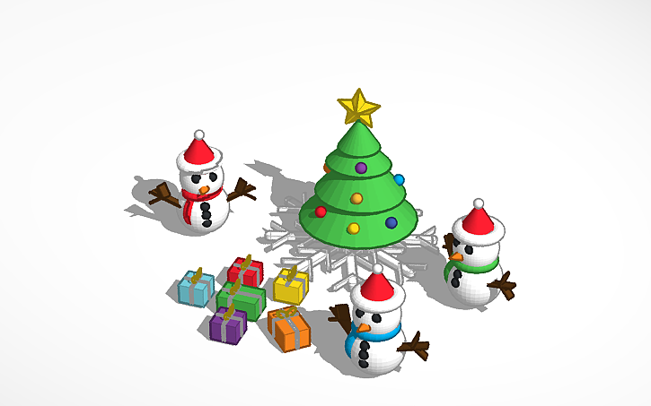 3D Design Merry Christmas Tinkercad 3d-design-merry-christmas-tinkercad