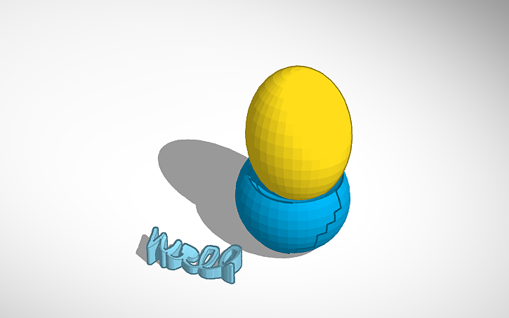 3D design 1A 12 EGG CONTAINER - Tinkercad