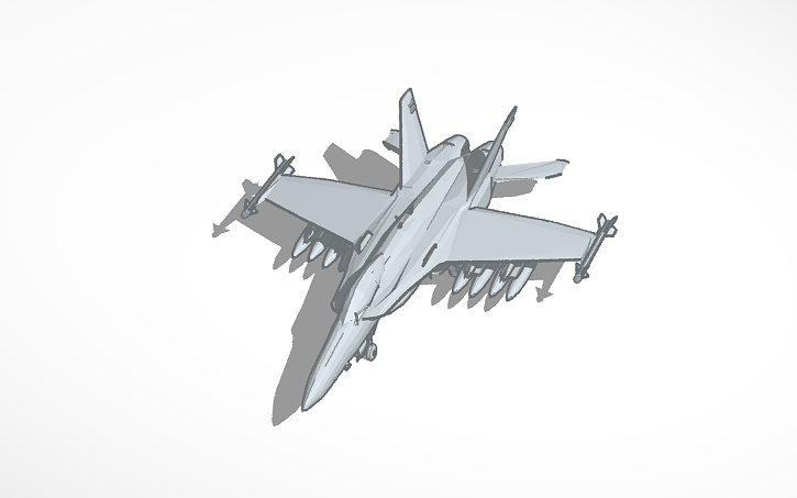 3D design jet | Tinkercad